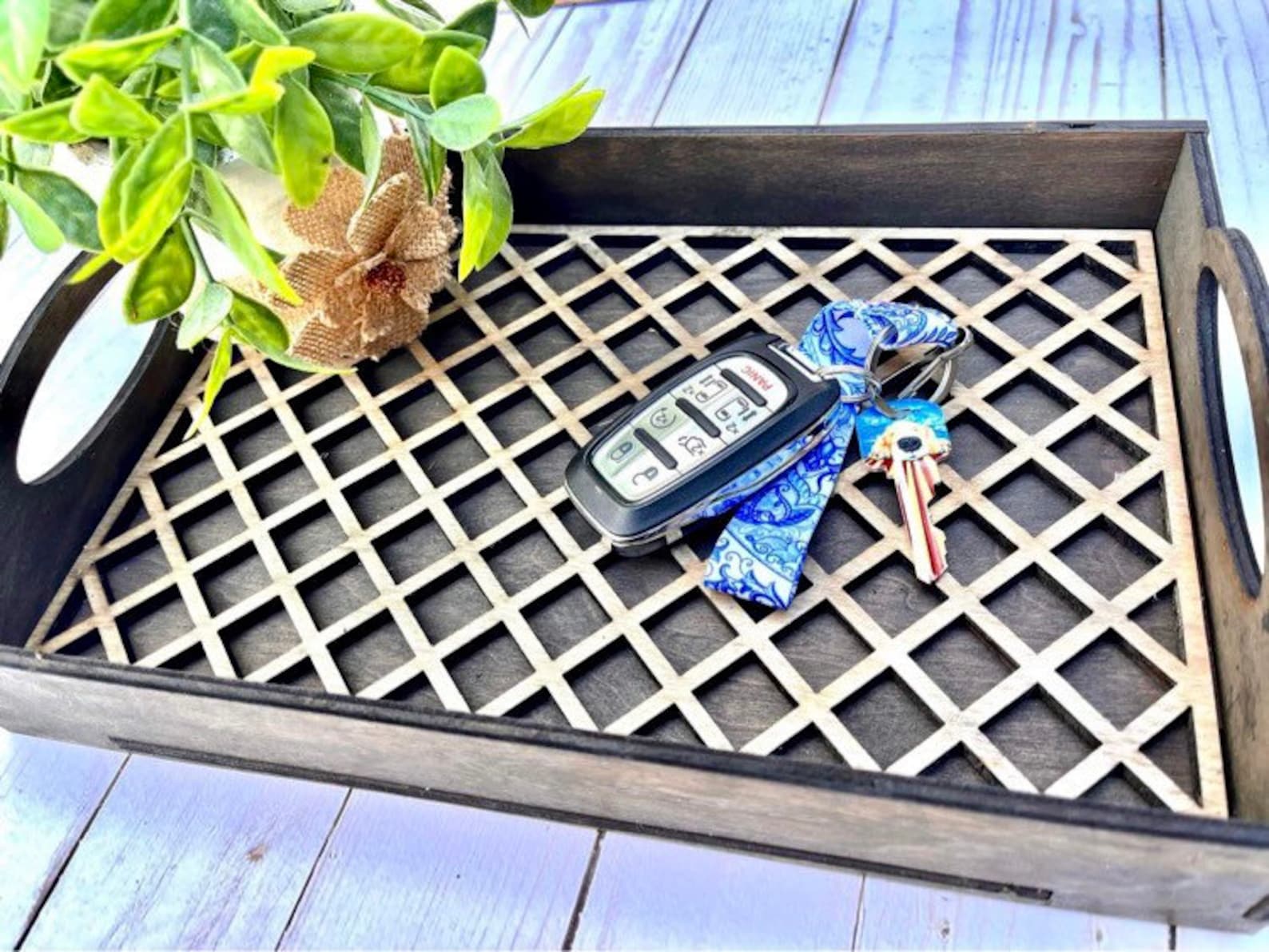 Decorative Home Decor Inlay Trays With Interchangable - Etsy