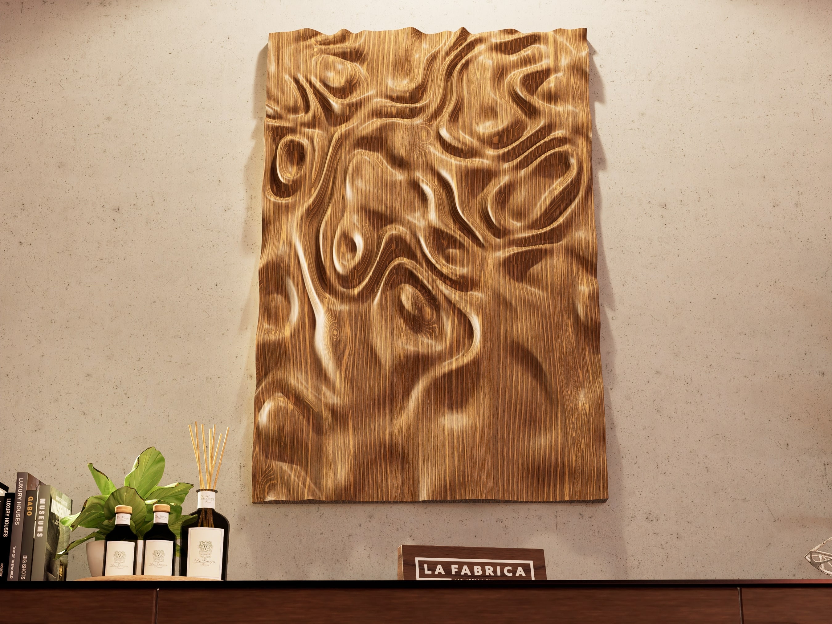 CNC Router Files, CNC Files for Wood, Parametric Wall Art, Abstract ...