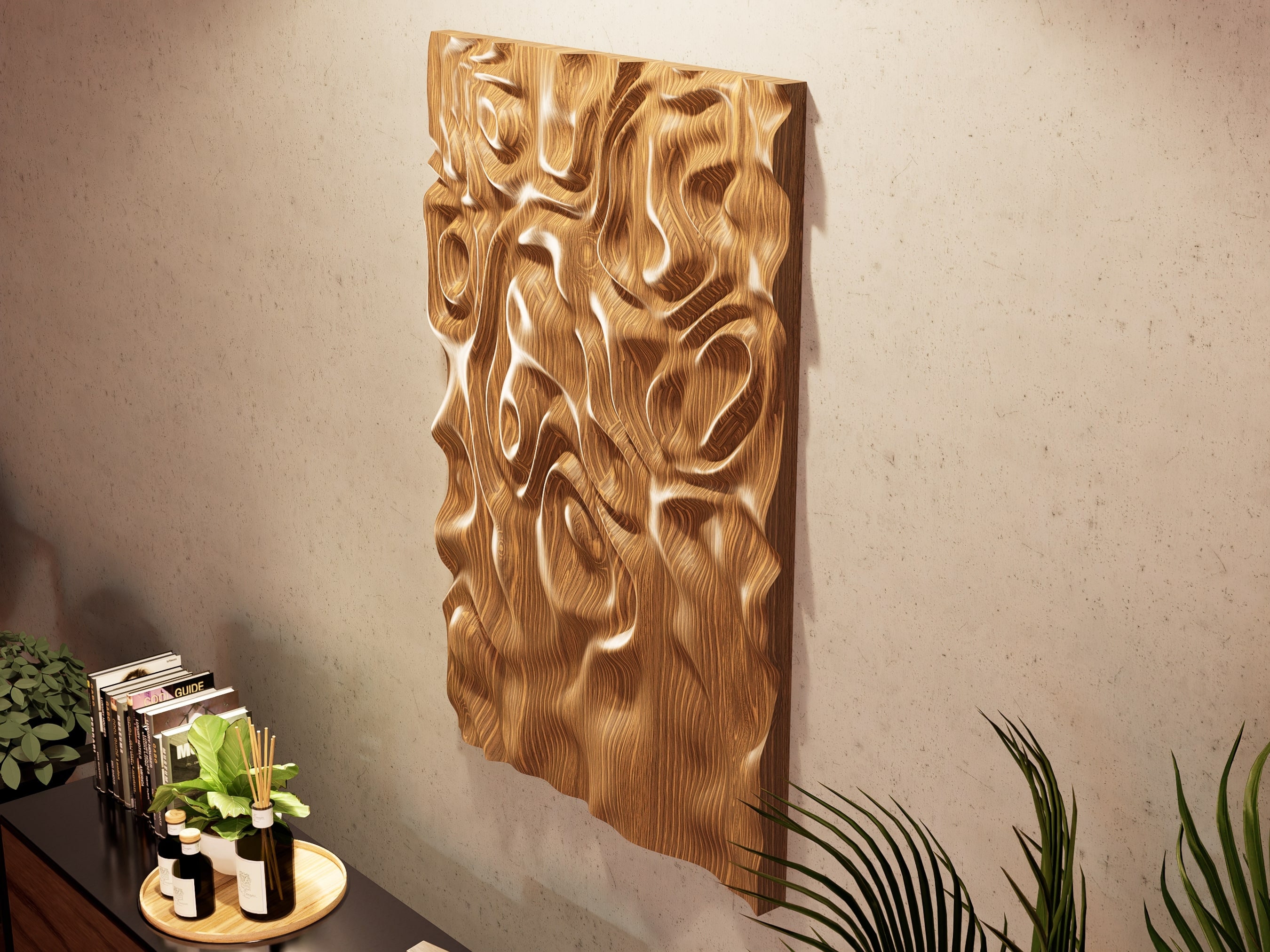 CNC Router Files, CNC Files for Wood, Parametric Wall Art, Abstract ...