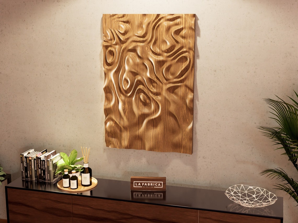 CNC Router Files, CNC Files for Wood, Parametric Wall Art, Abstract ...