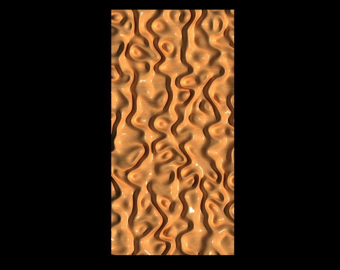 Parametric Wave Wall Art: 3D Wood Relief CNC Cut File (instant Download ...