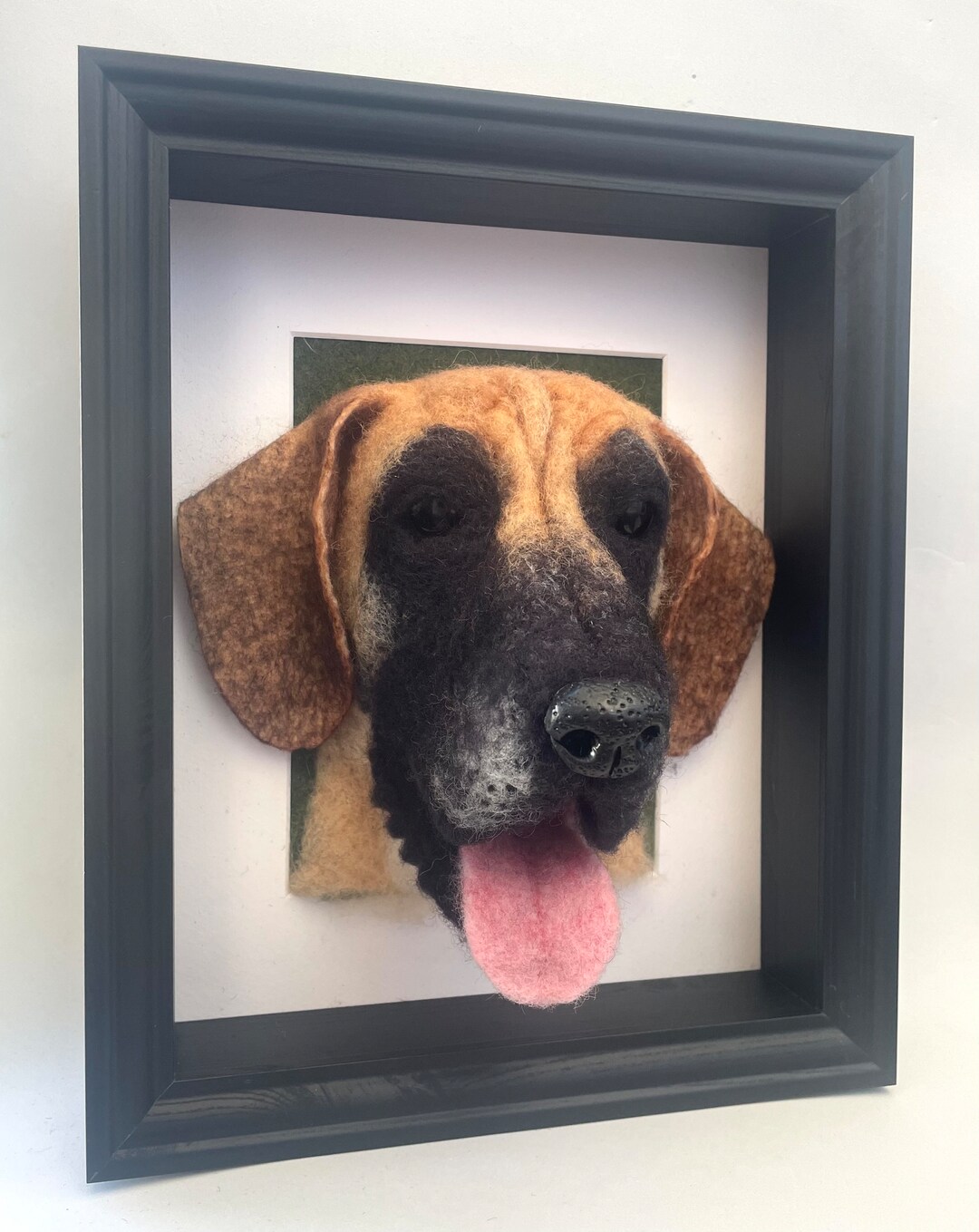 Felt Pet Portrait Custom Dog Portrait Made to Order Large - Etsy