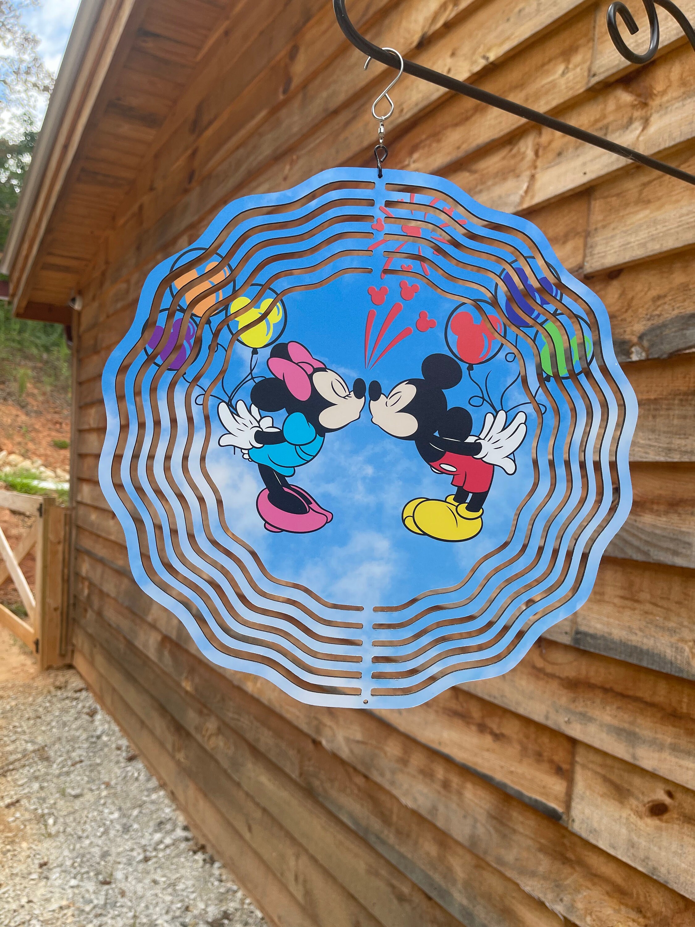 Mickey and Minnie Wind Spinner Disney Decor Yard - Etsy