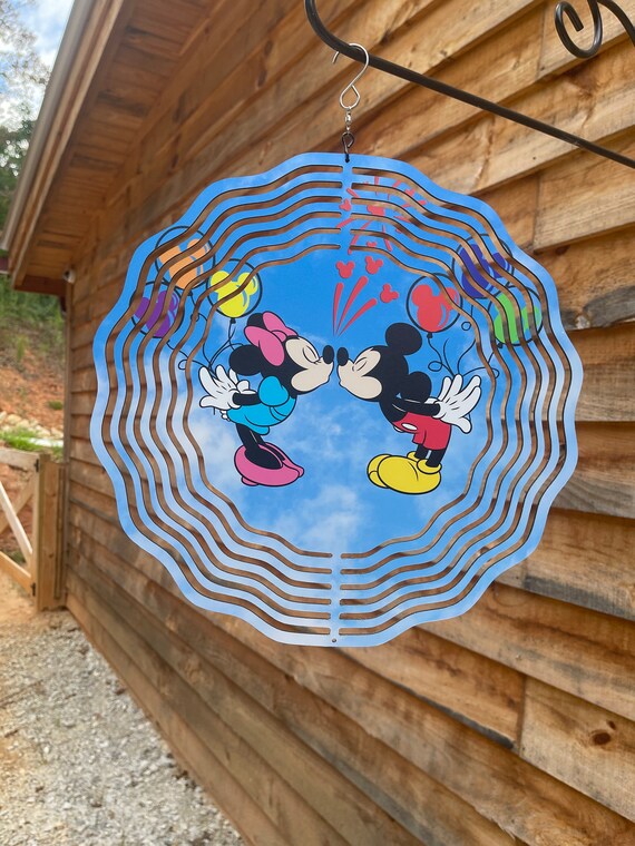 Mickey and Minnie Wind Spinner Disney Decor Yard - Etsy