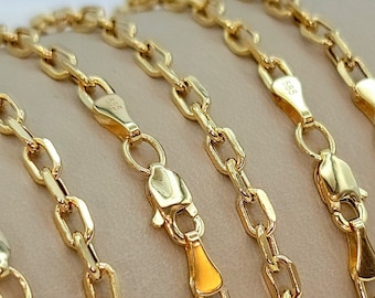 Diamond Cut Cable Link Chain - Etsy