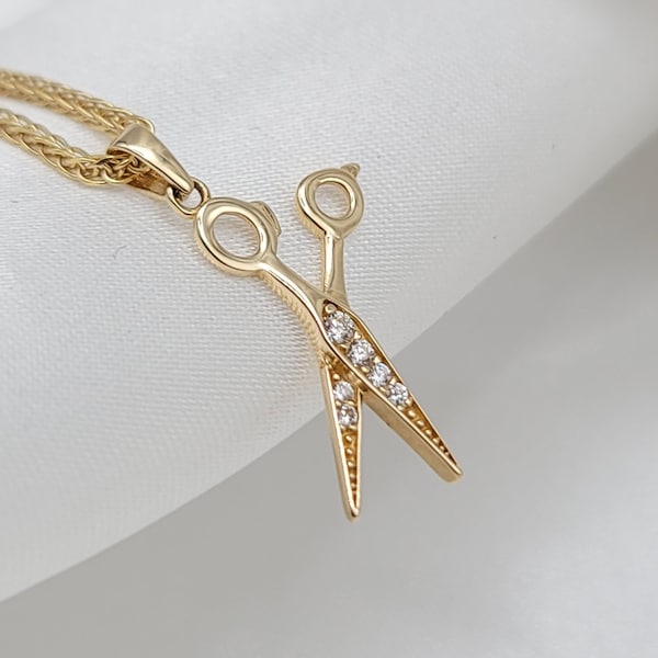 Scissor Necklace - Etsy