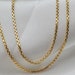 18K Solid Yellow Gold Box Chain Necklace (2mm Thick) - Etsy