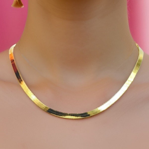 Gold Herringbone - Etsy