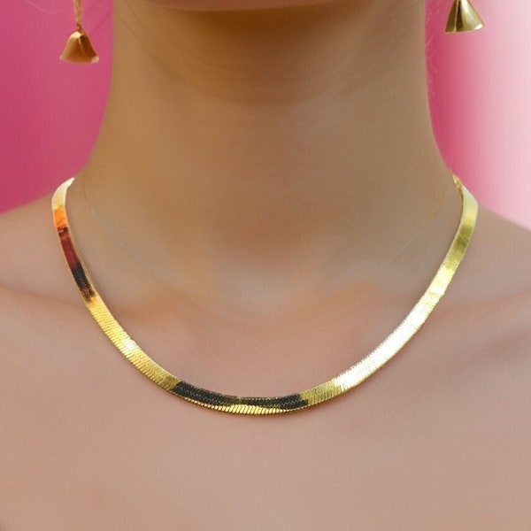 Gold Herringbone - Etsy