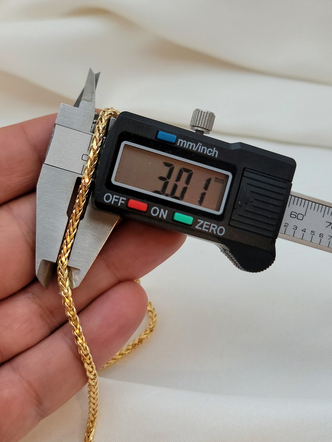 18K Solid Gold Franco Chain Necklace Real 18K Gold Franco - Etsy