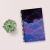 Starry Sky Galaxy Ruled Line Spiral Notebook for School Diary Writing ...