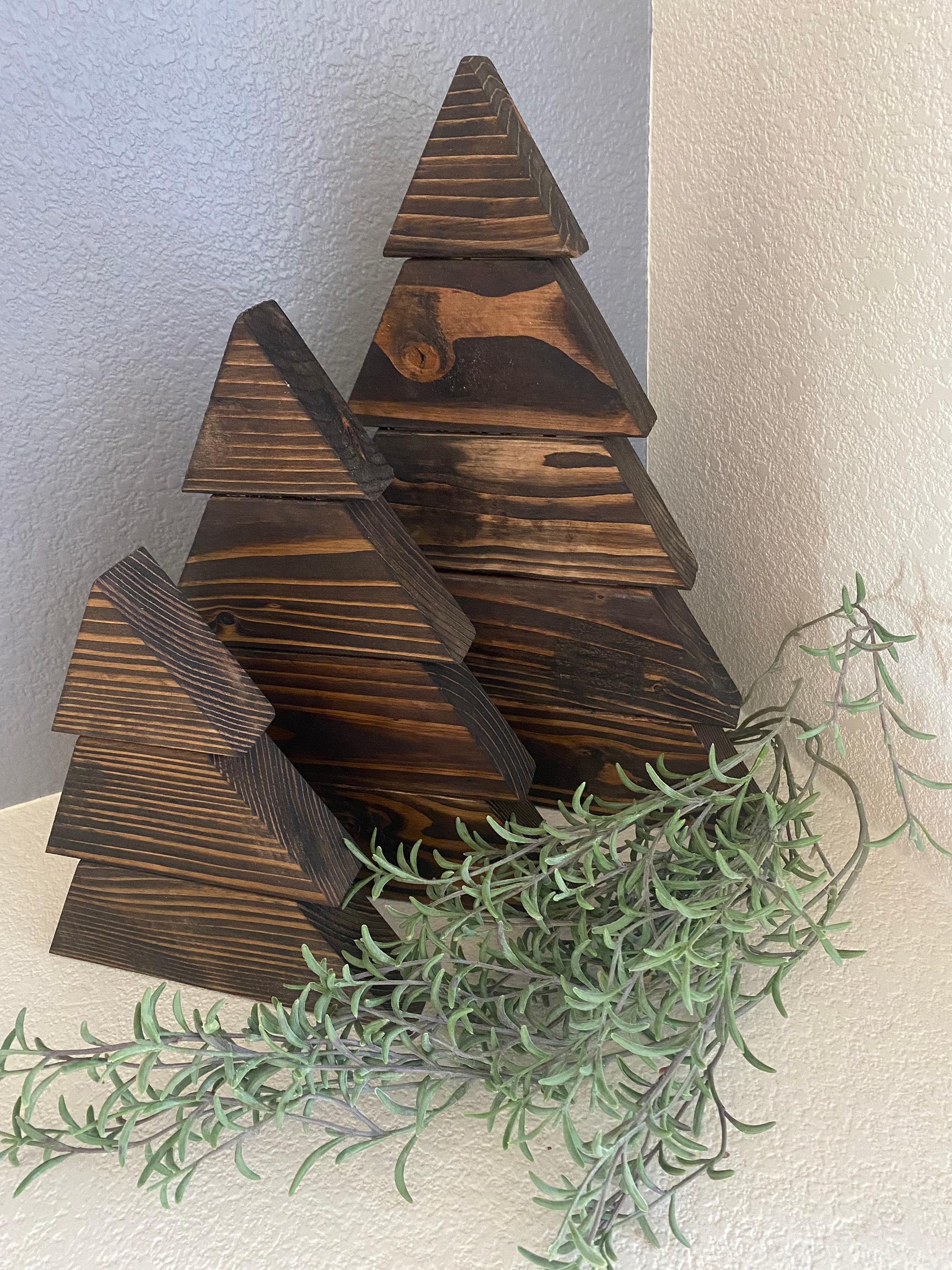 Wooden Rustic Christmas Trees - Etsy