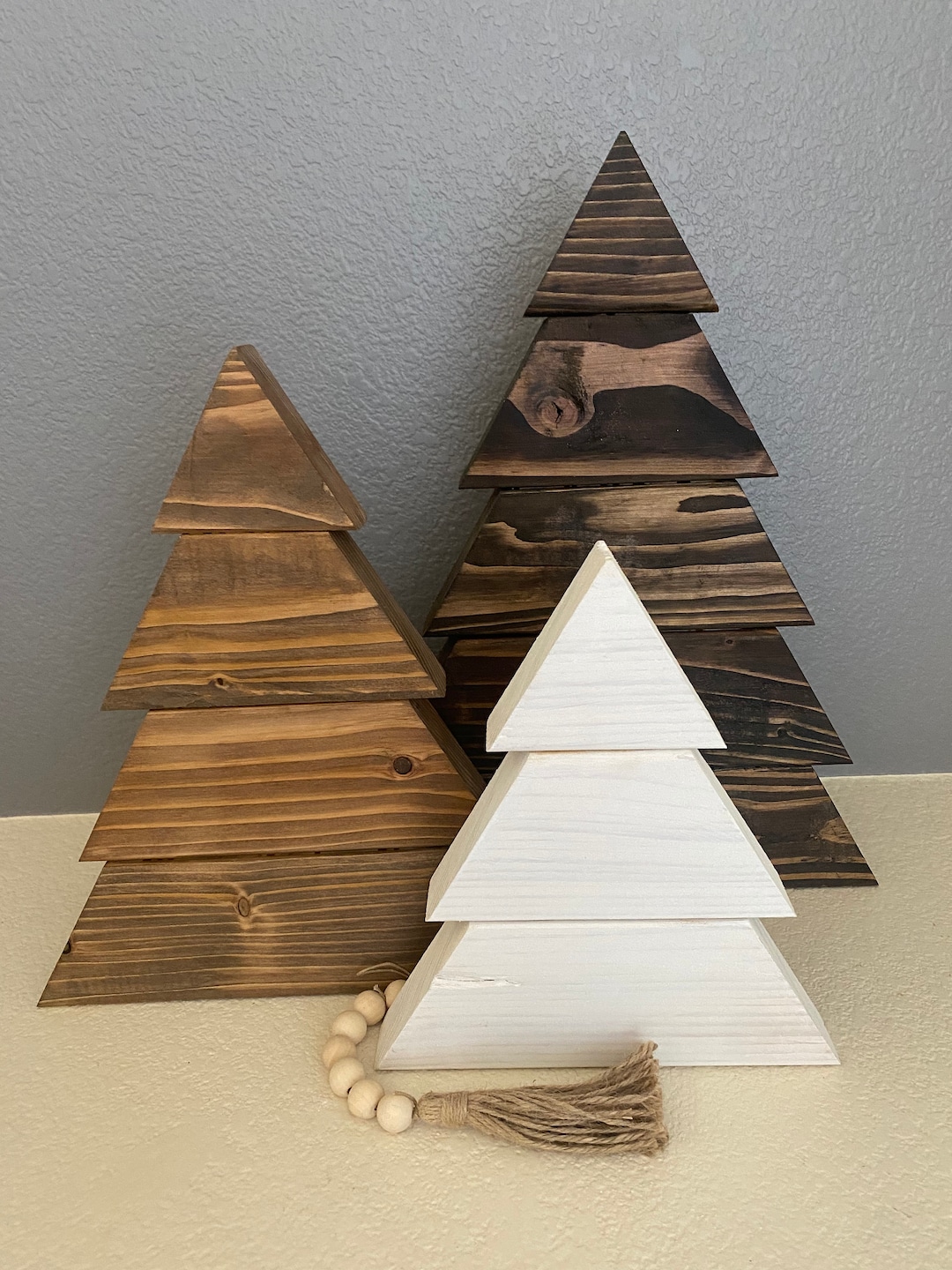Wooden Rustic Christmas Trees - Etsy