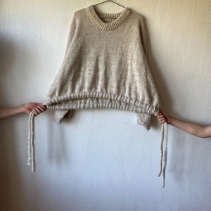 Knitting Pattern for Fairy Tale Sweater, Crew Neck, Stylish Design - Etsy