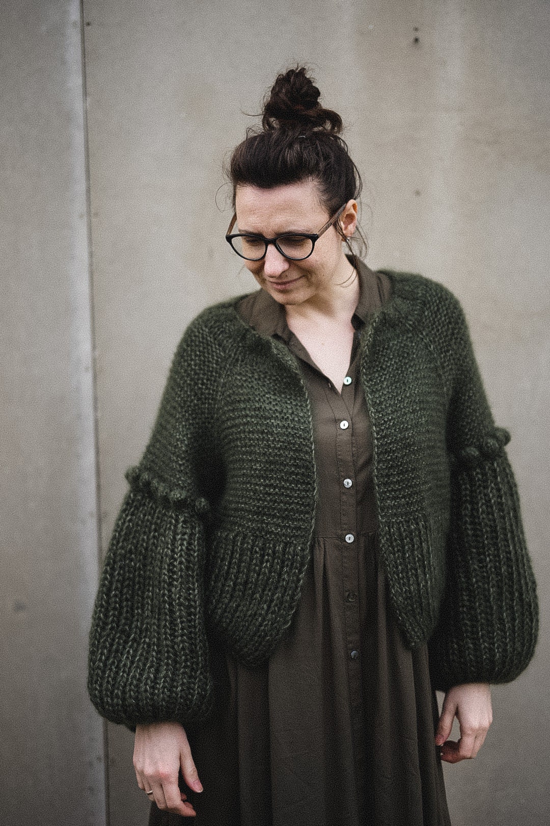 Knitting Pattern for Grey Sheep Bobble Jacket Short Cardigan - Etsy