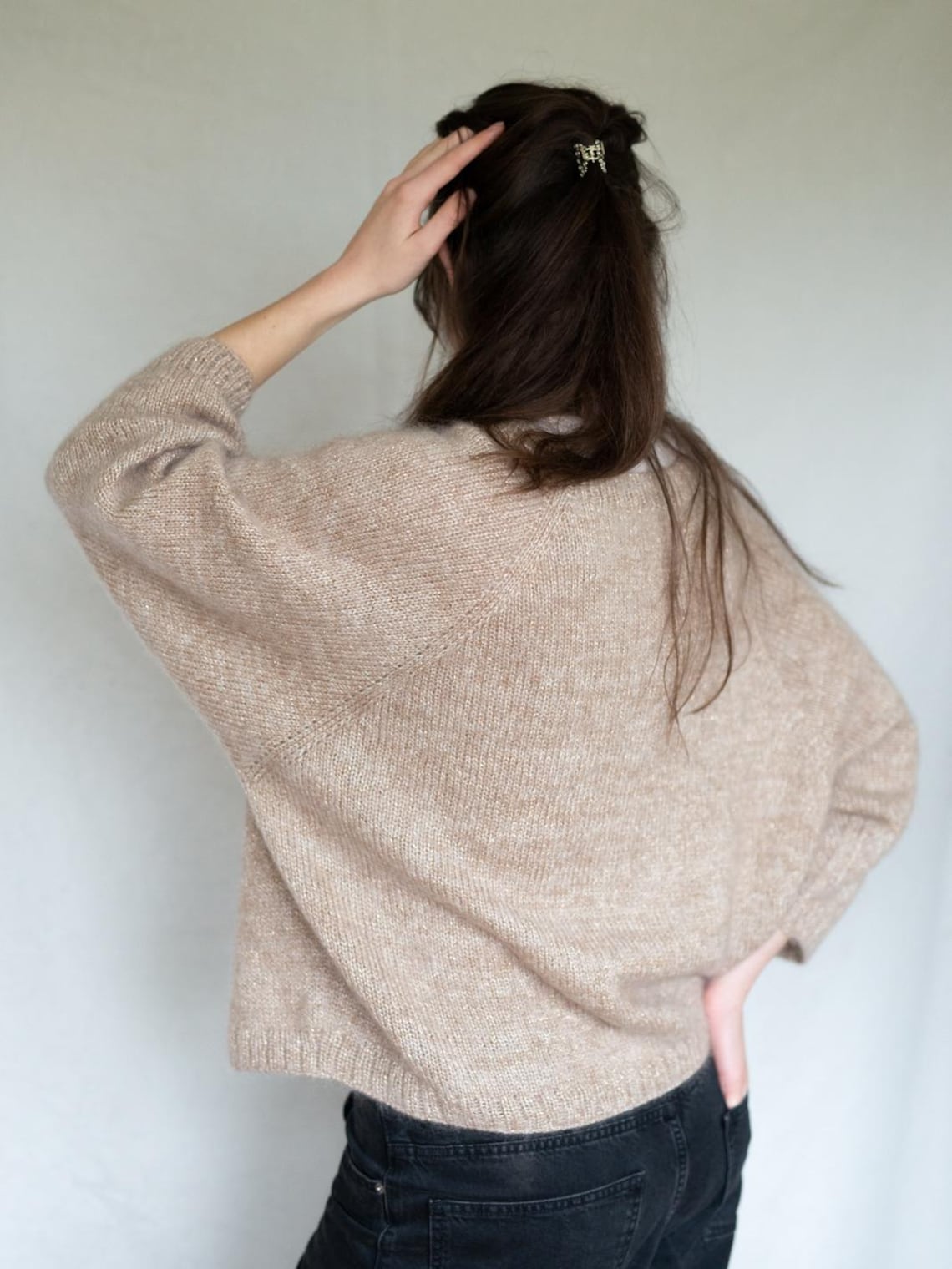 Bling Bling Sweater Knitting Pattern – Top Down Raglan, Elegant Party ...