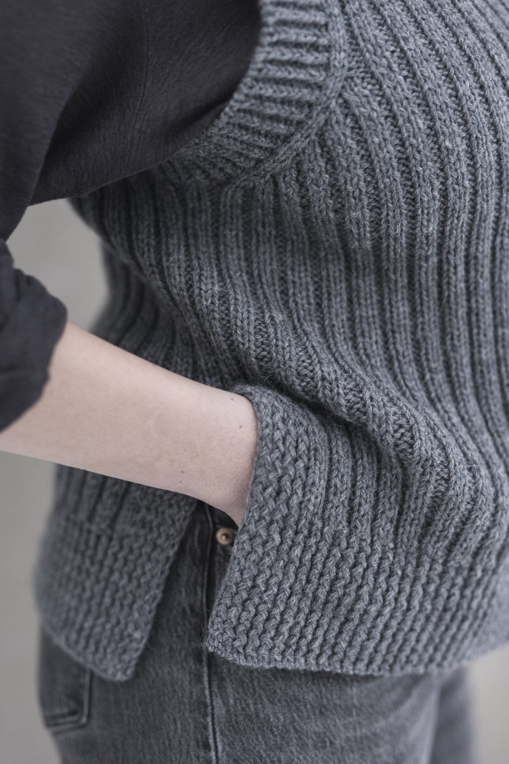 Knitting Pattern for Rock Slipover, V Neck Vest, Knitting Pattern ...