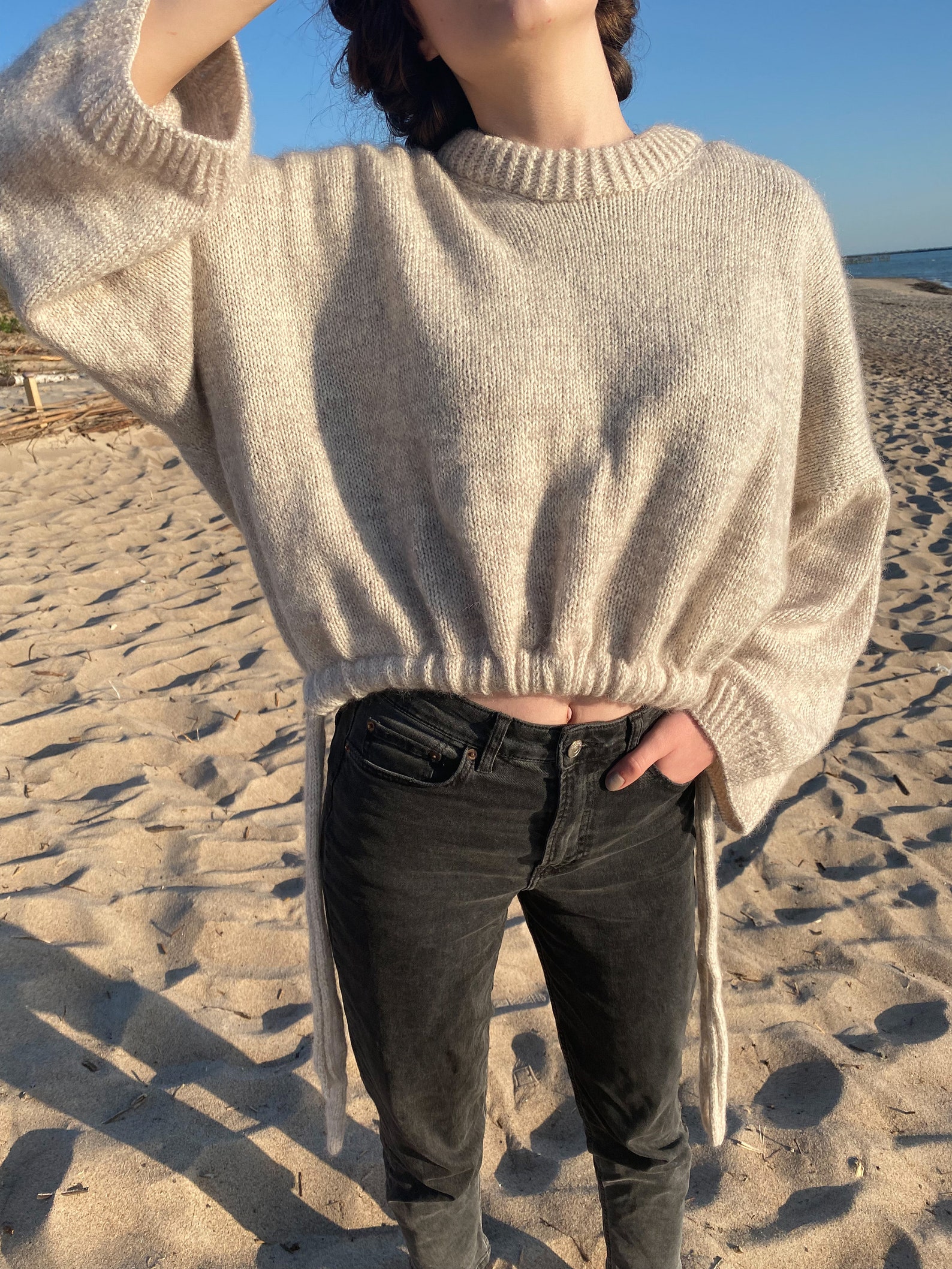 Knitting Pattern for Fairy Tale Sweater, Crew Neck, Stylish Design - Etsy