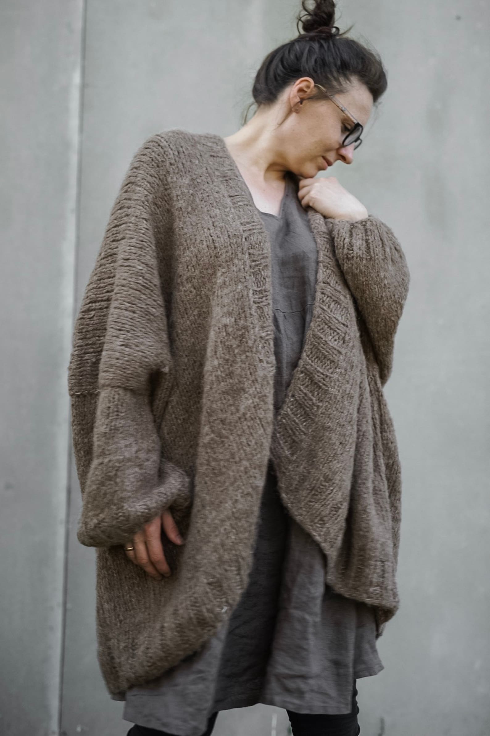 Knitting Pattern for Hug Oversize Cardigan Long Cardigan - Etsy