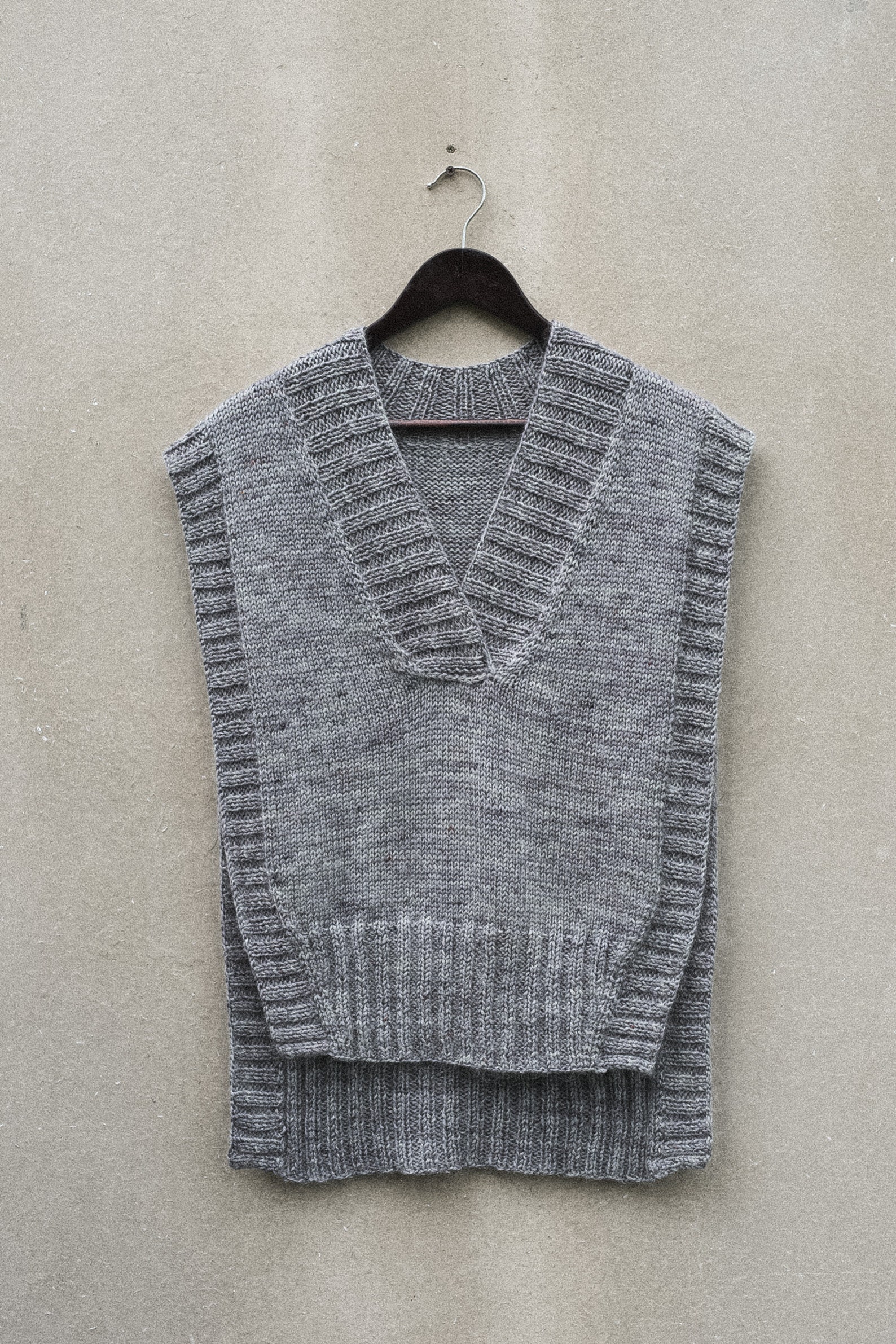 Knitting Pattern for Sofia Slipover V Neck Vest Knitting - Etsy