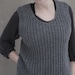 Knitting Pattern for Rock Slipover, V Neck Vest, Knitting Pattern ...
