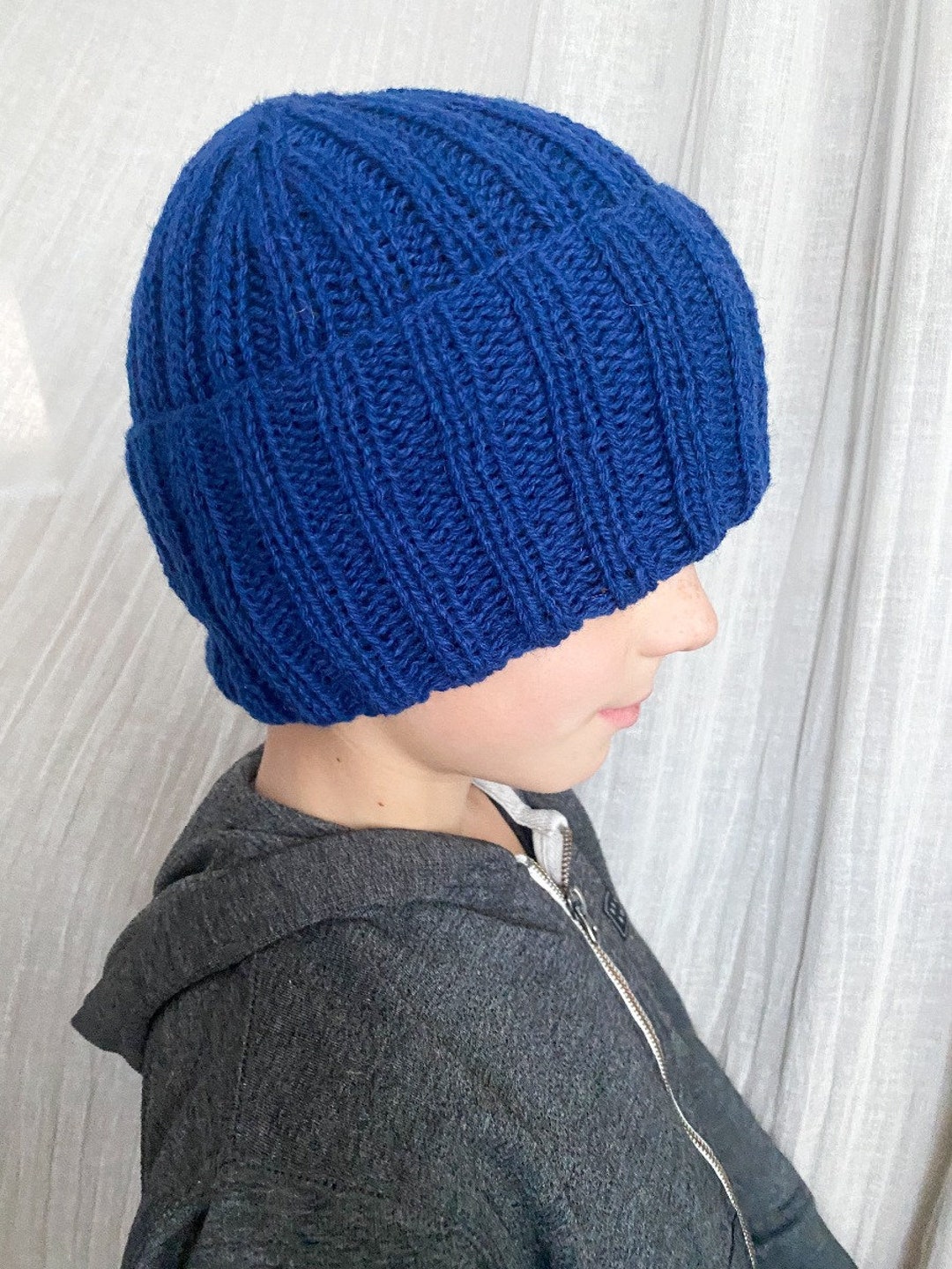 Knitting Pattern for the Ruke Rib Hats, Ribbed Hat, Beanie Hat, Onion ...
