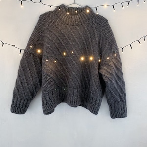 Knitting Pattern for Sand Dunes Sweater, Knitting Pattern, Turtleneck ...