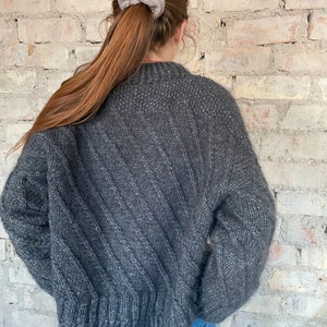 Knitting Pattern for Sand Dunes Sweater, Knitting Pattern, Turtleneck ...