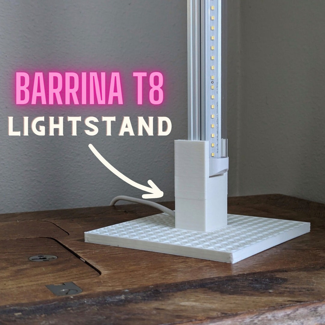 Barrina T8 LED Light Stand, Minimal Design, Space Saving Stand, Use ...