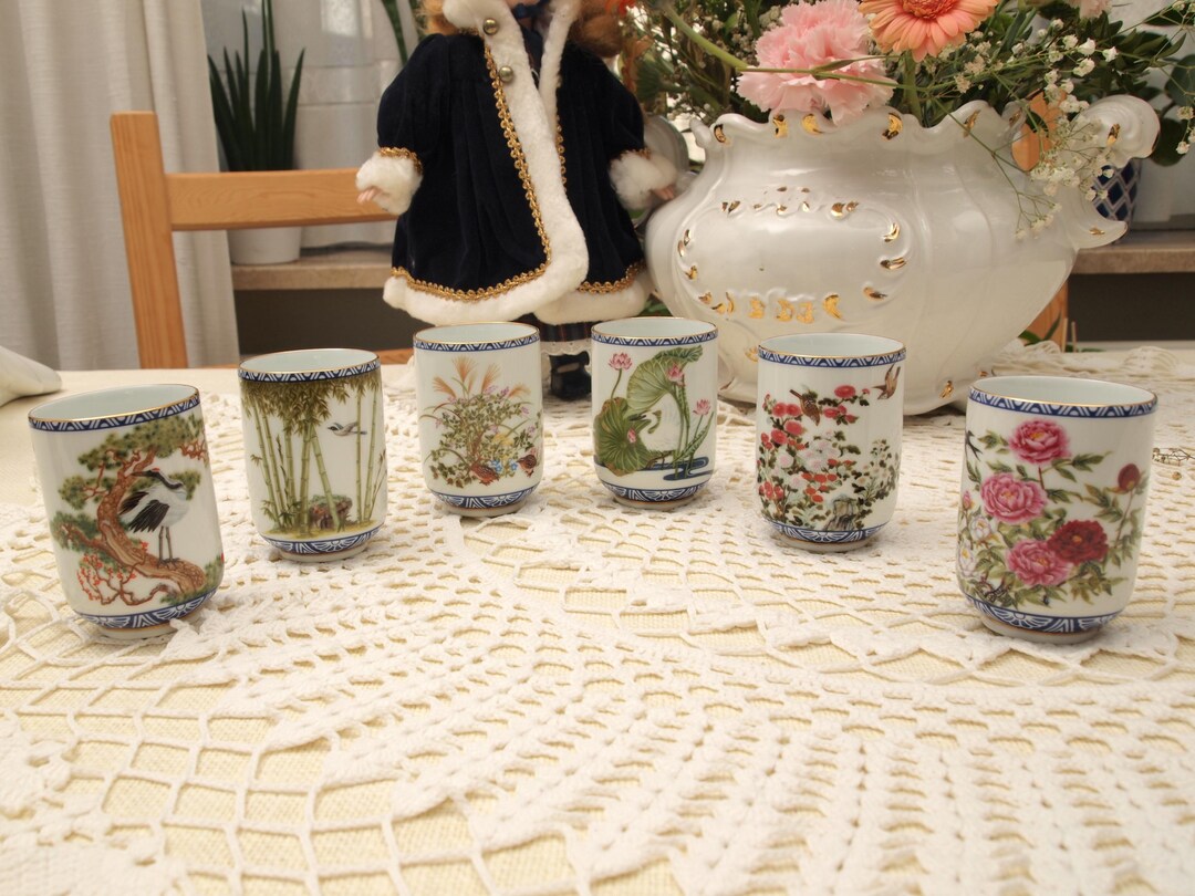 The Franklin Mint(kinuko Yamabe),birds and Flowers of the Oriental Year ...