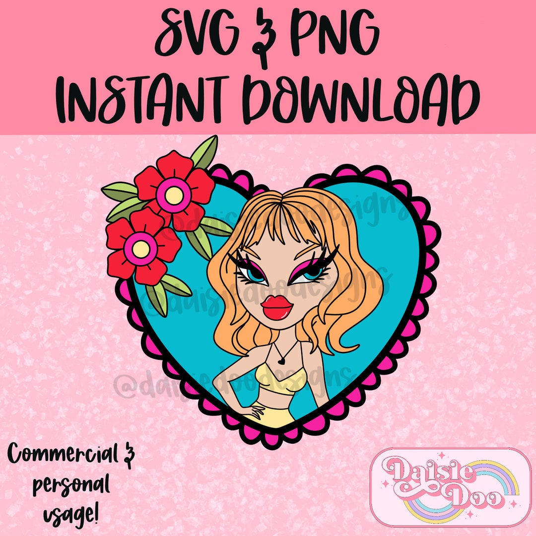 Y2K Doll Svg and Png Mug Svg Cutting Machine Svg Retro Svg File Y2K Svg ...