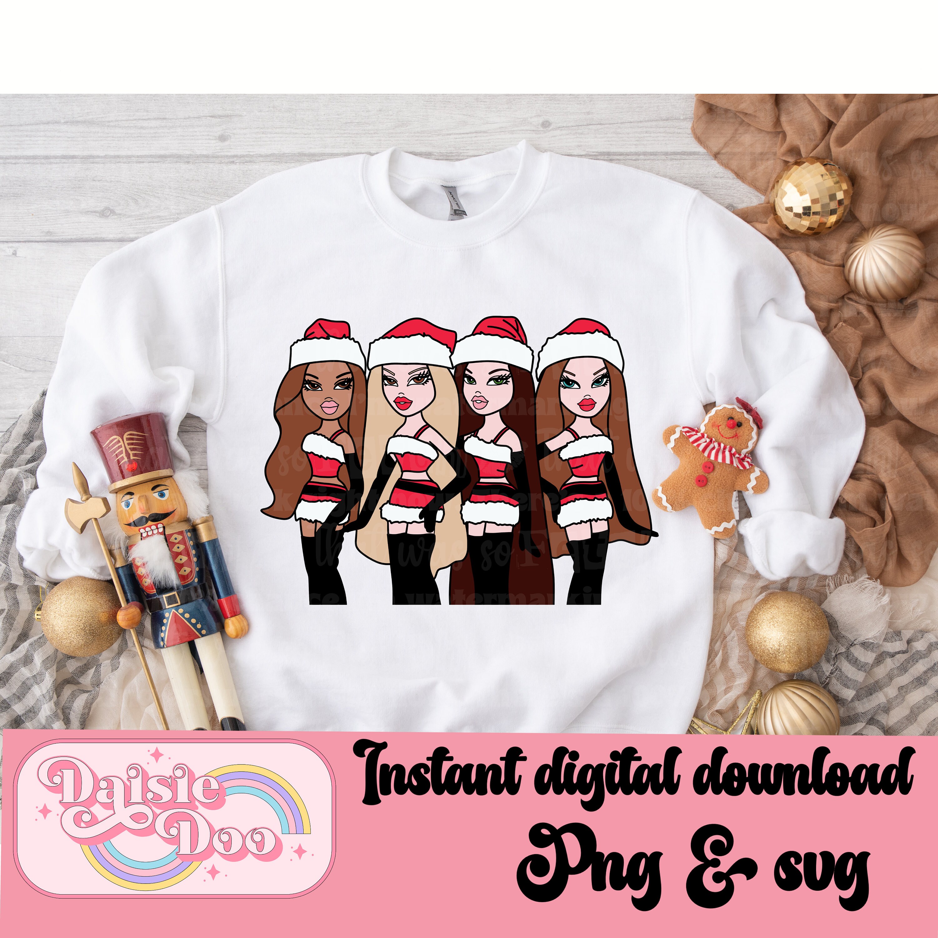 Mean Dolls Svg and Png - Mug Svg - Cutting Machine Svg - Retro Svg File ...