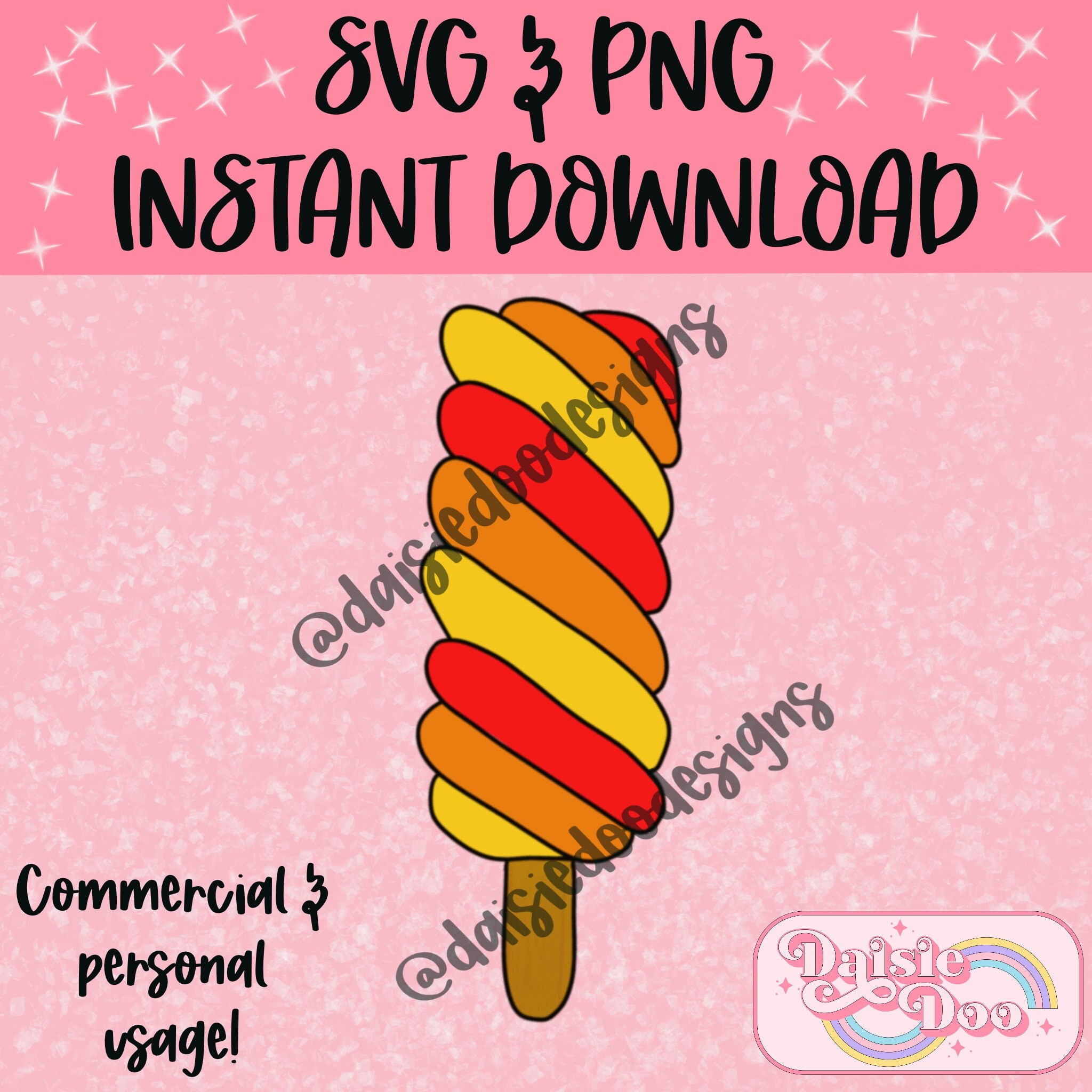Ice Lolly Svg & Png Cricut Machine Cutting Files Ready to Use Png and ...