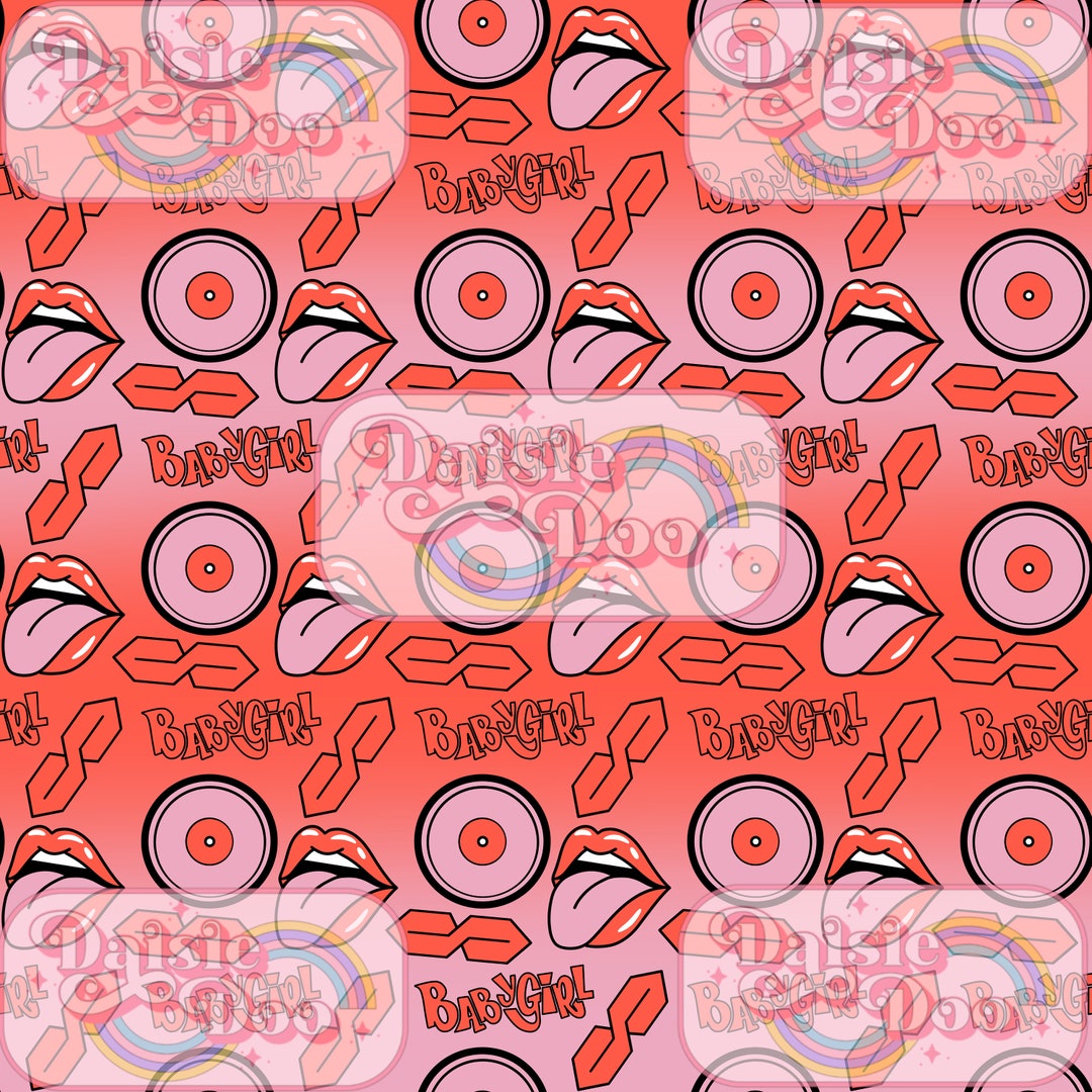 Y2K Seamless Pattern - Fabric Pattern - Seamless Pattern - Digital ...