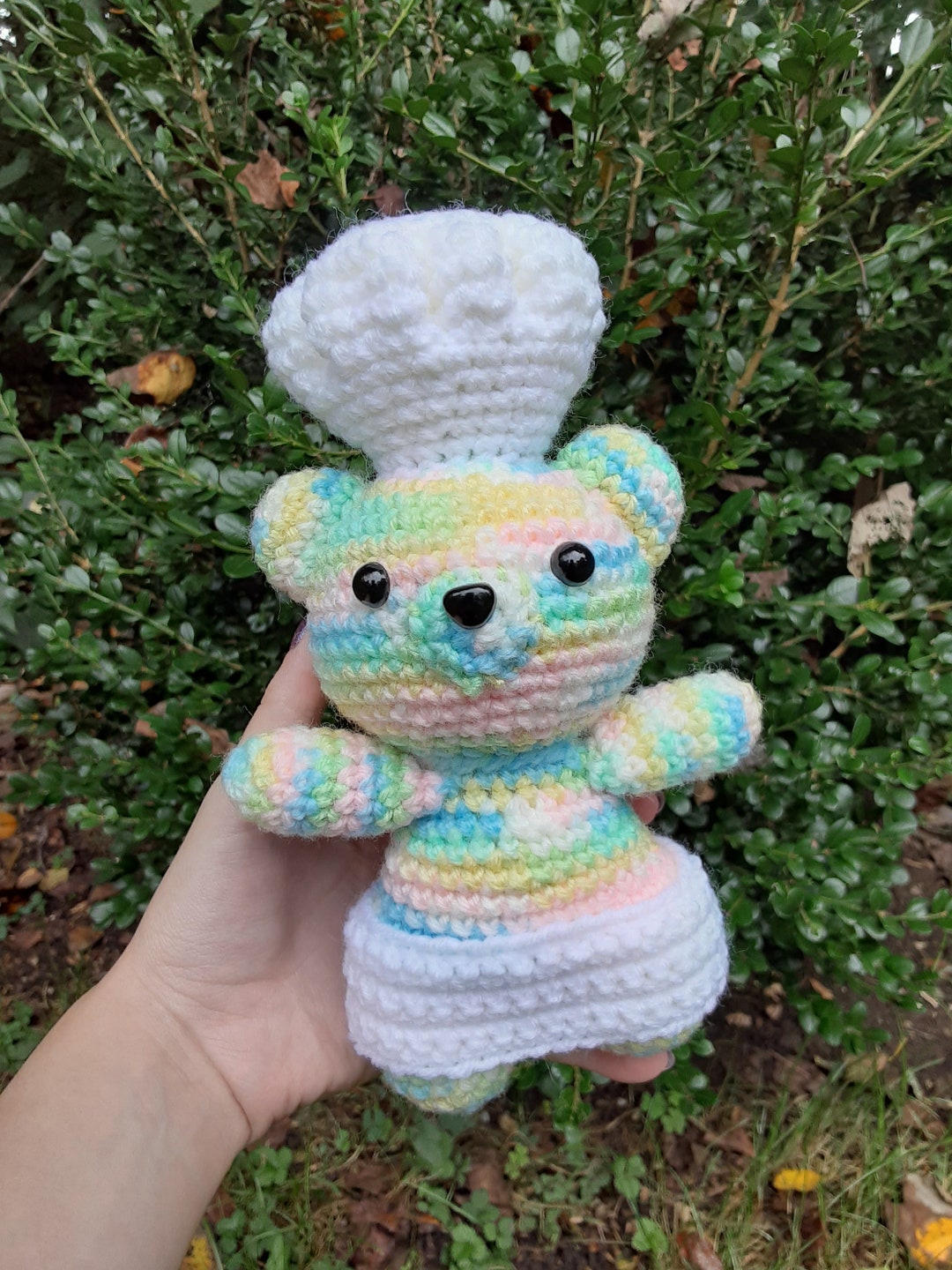 Rainbow Baker Bear - Handmade/ Crochet/ Cute/ Gifts - Etsy