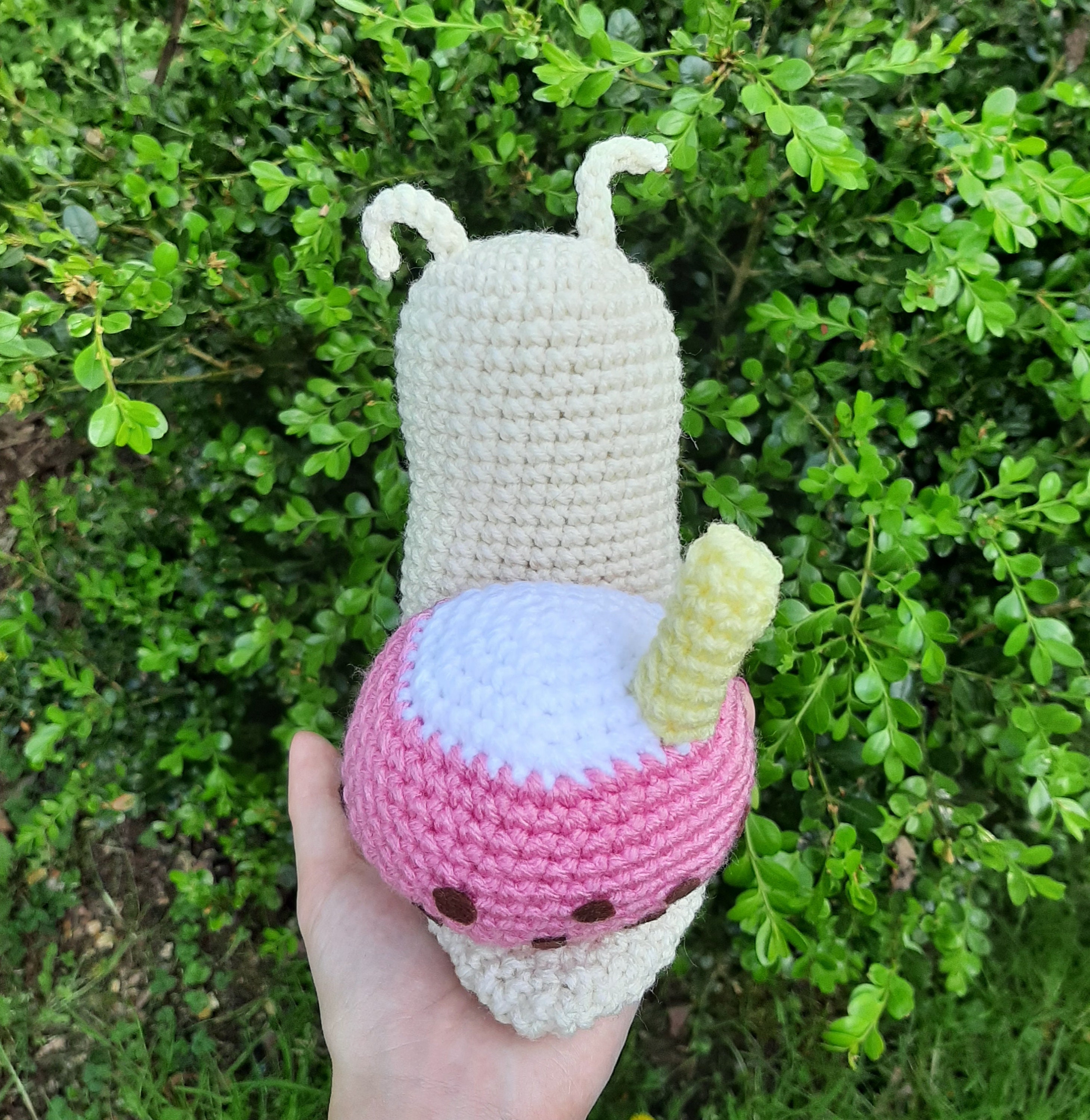 Boba Snail - Handmade/ Crochet Snail/ Boba Drink/ Cute/ Stuffed Animal ...
