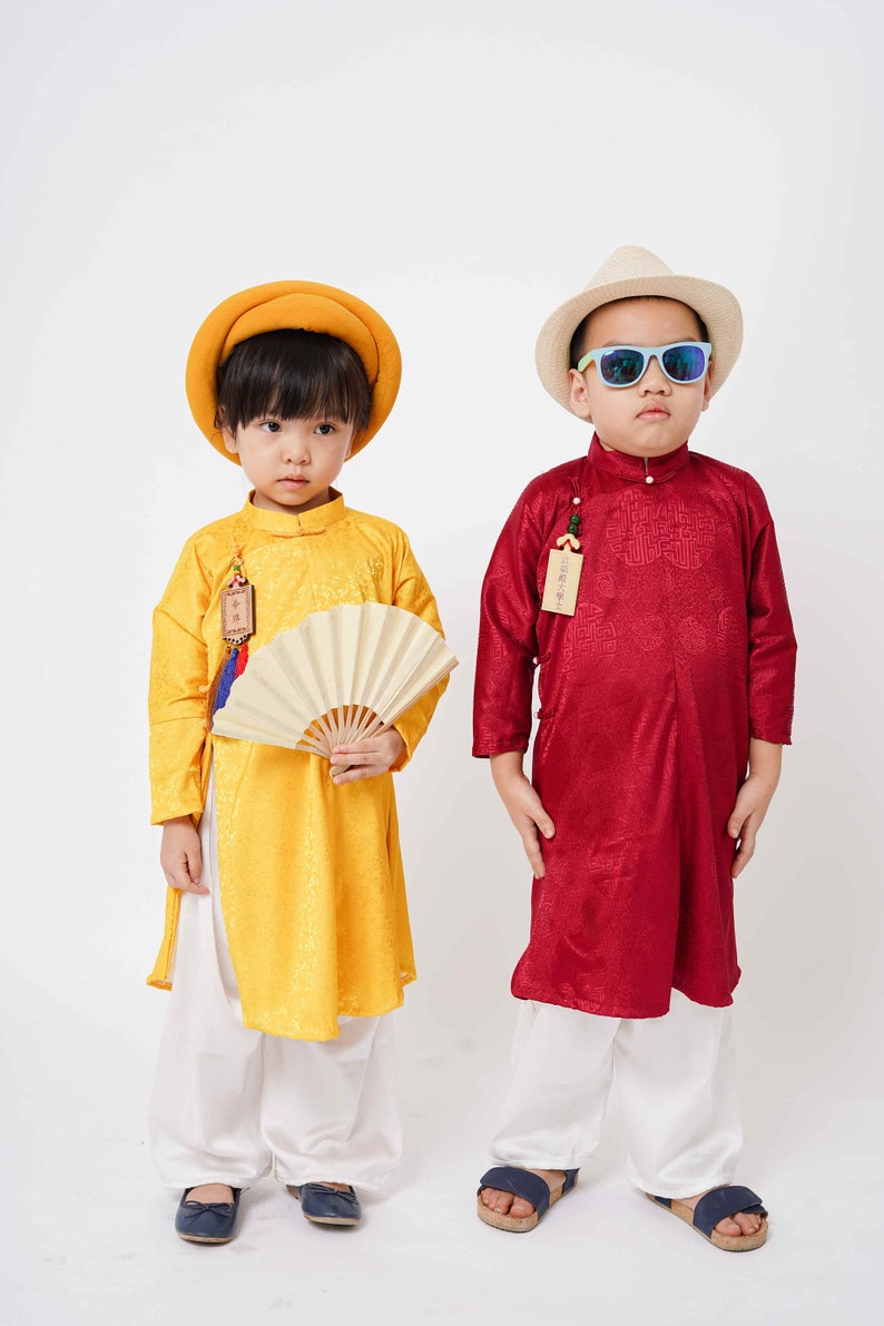 Ao Dai Tet, Ao Dai for Kids, Modern Ao Dai, Ao Dai Cach Tan, Vietnamese ...