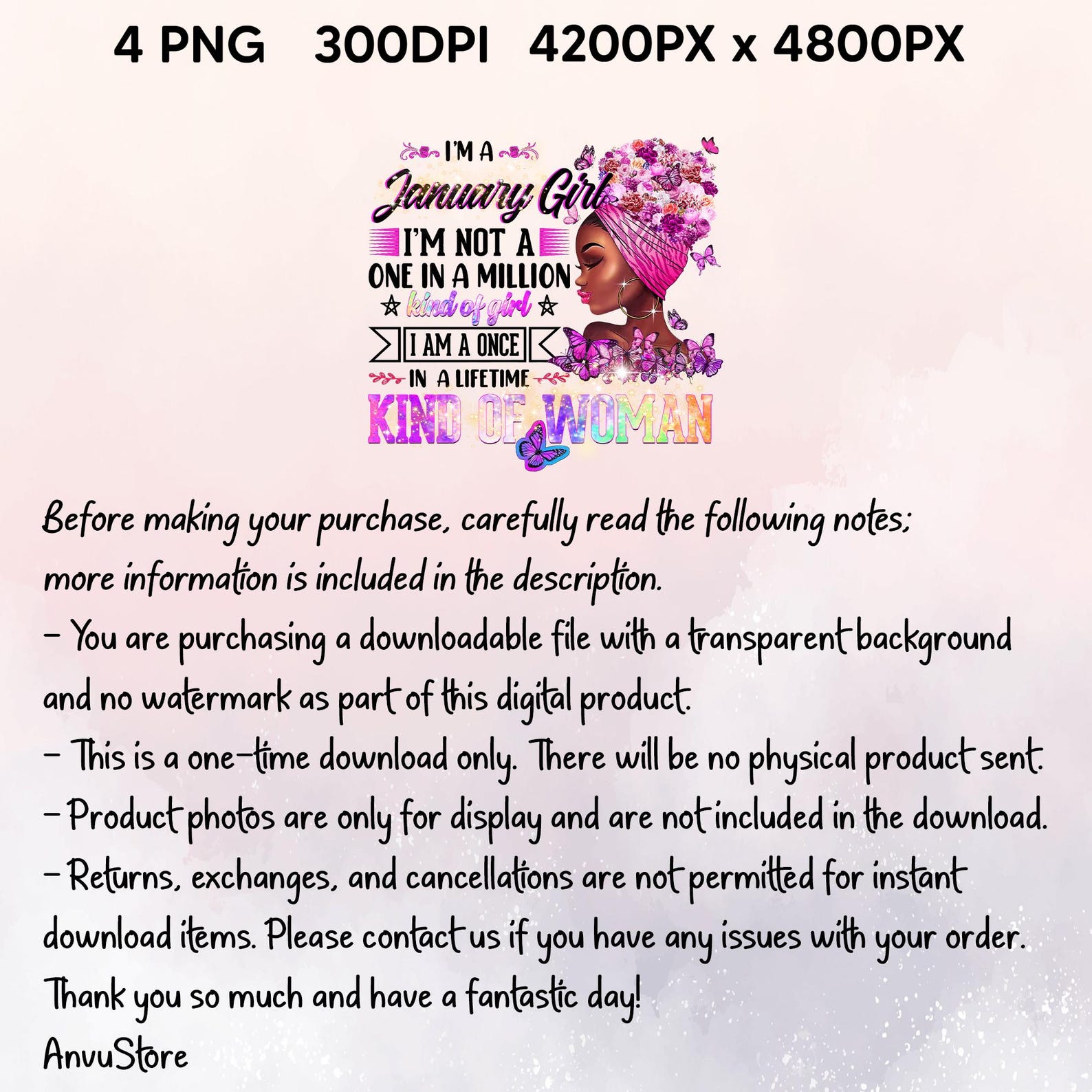 January Queen Faith and Favor Png, Jan Girl Birthday Png Digital ...