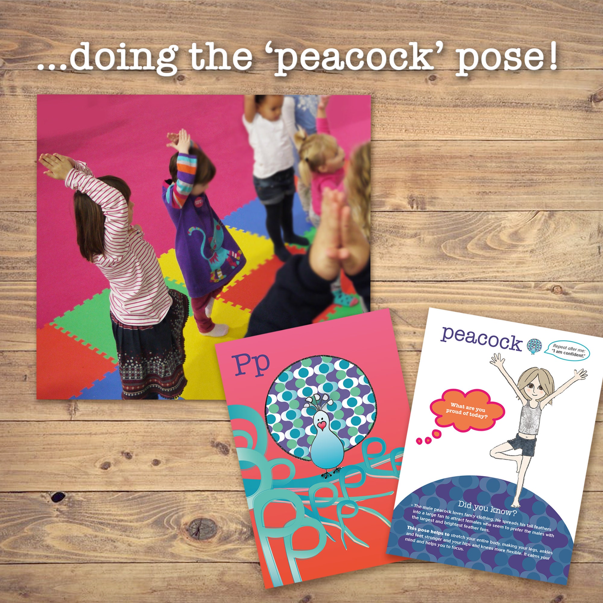 Kids Yoga Cards, ABC Yoga Cards, Reading Skills, School Play ...