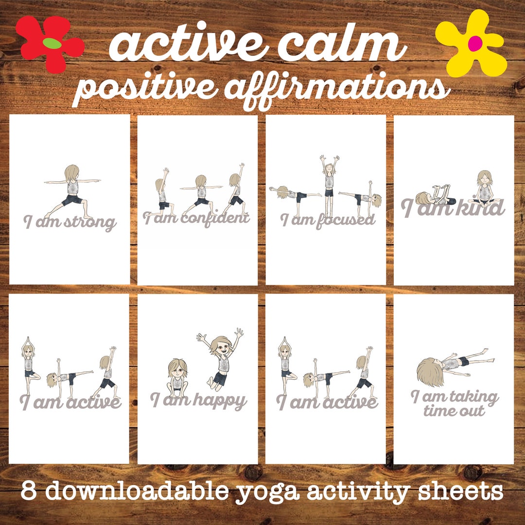 Kids Yoga Self Regulation Worksheets, Social Emotional Learning, School ...