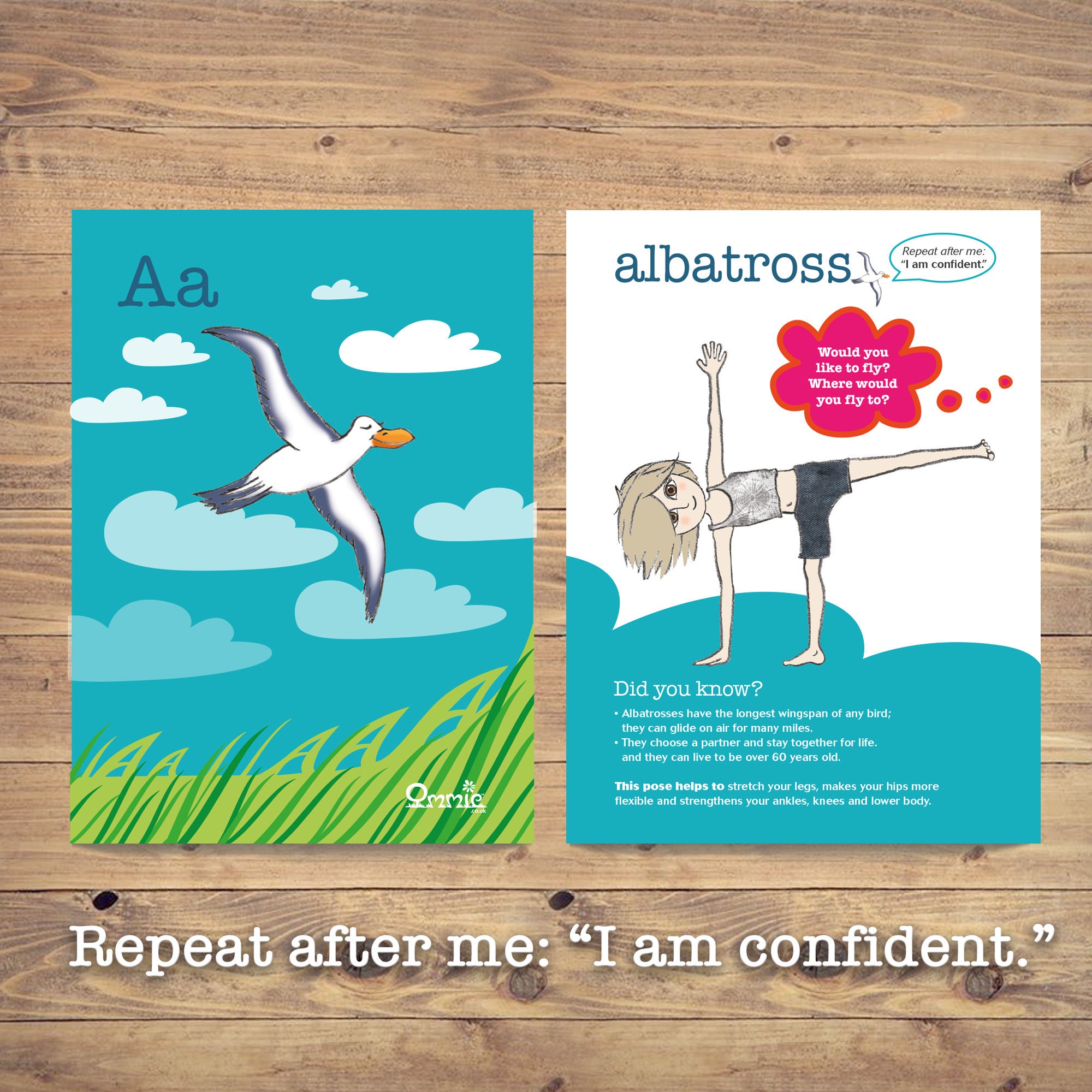 Kids Yoga Cards, ABC Yoga Cards, Reading Skills, School Play ...