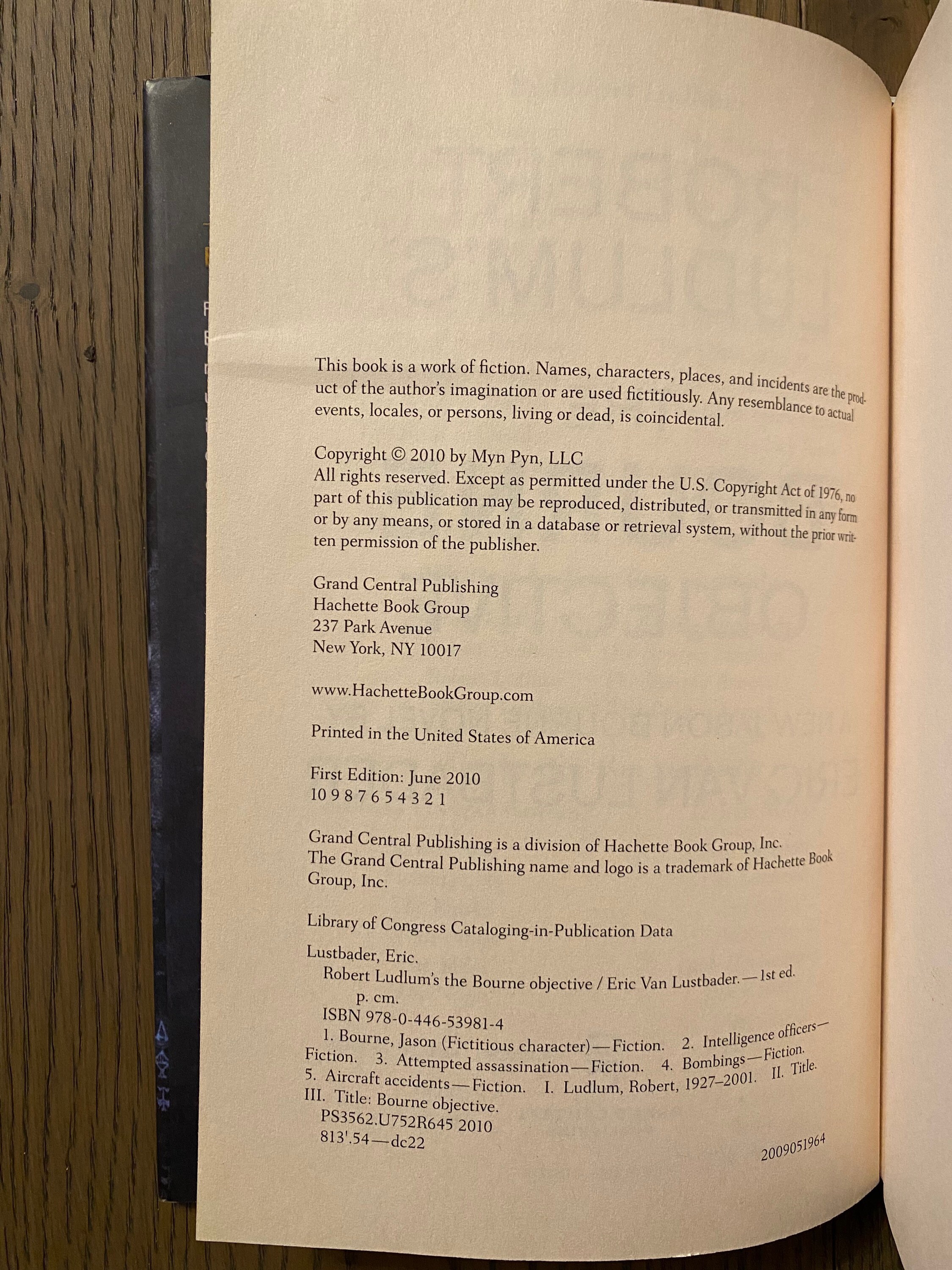 The Bourne Objective