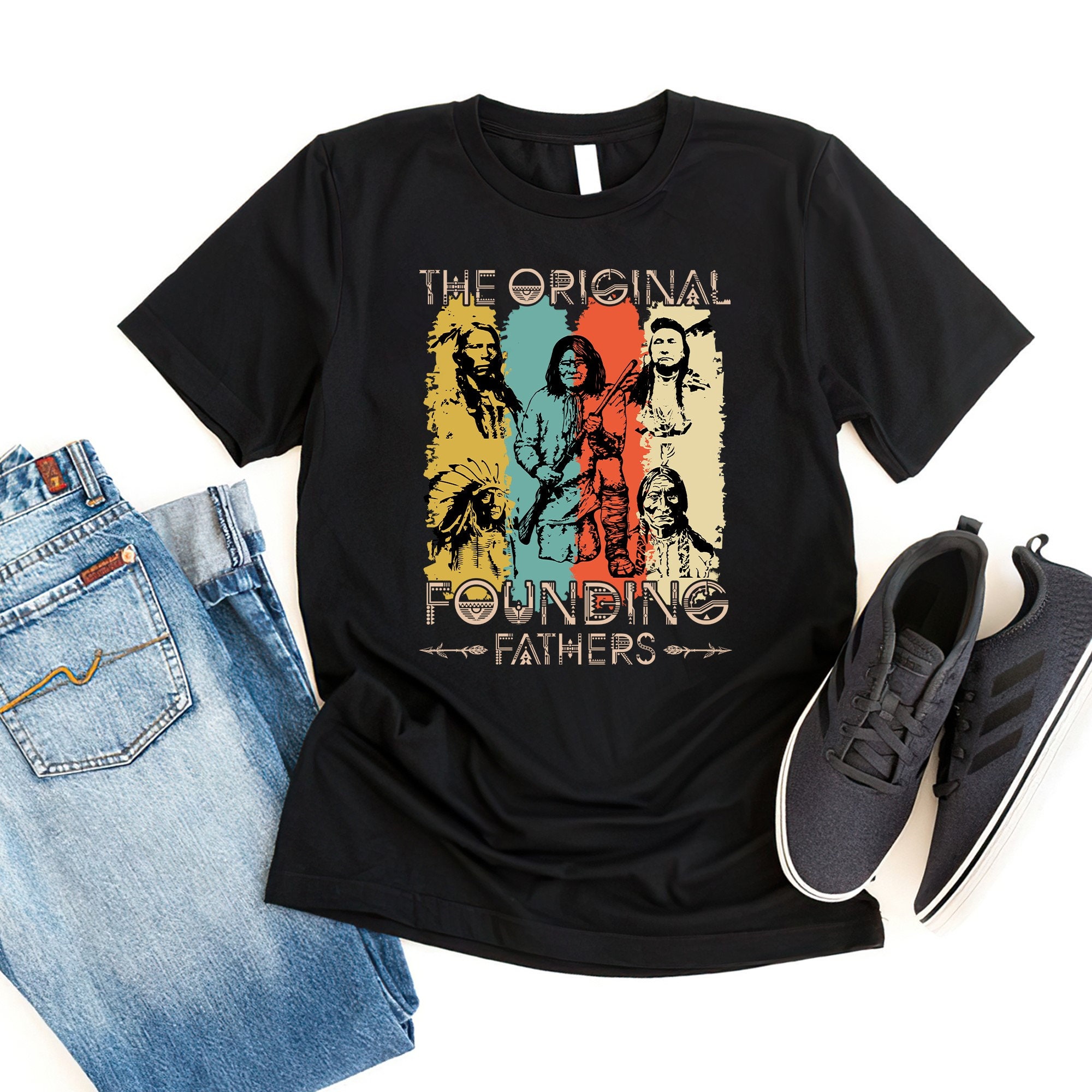 Original Founding Fathers Shirt: Native American Heritage Tee - Etsy