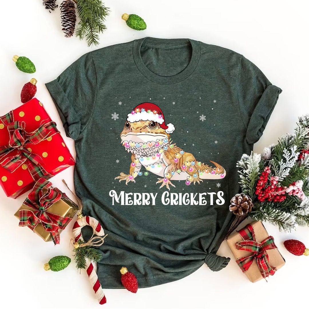 Bearded Dragon Christmas Shirt, Cute Lizard Gift - Etsy
