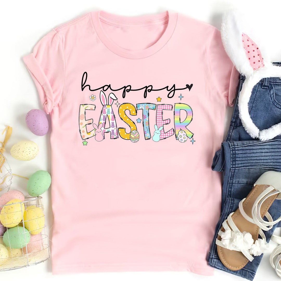 Easter Shirt, Happy Easter Shirt, Bunny Easter Shirt, Easter Rabbit ...