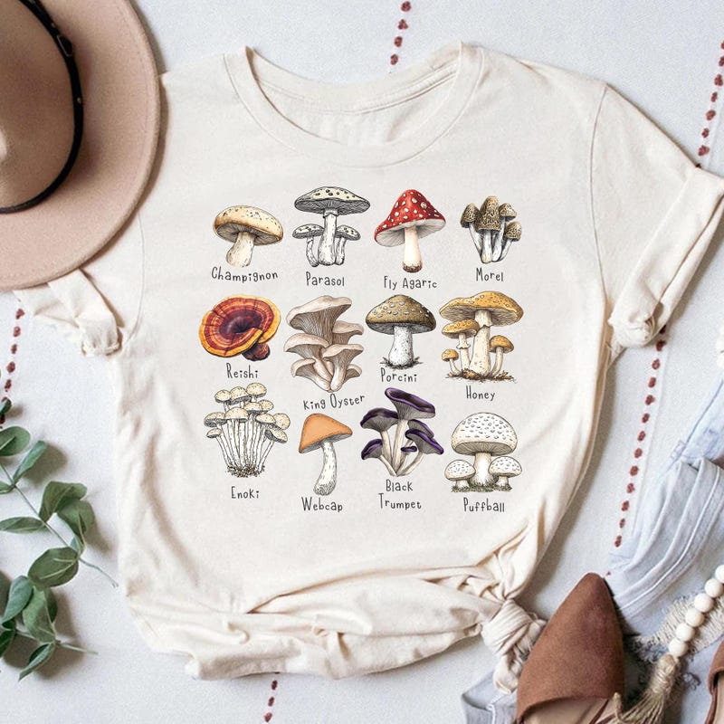 Mushroom Shirt - Etsy