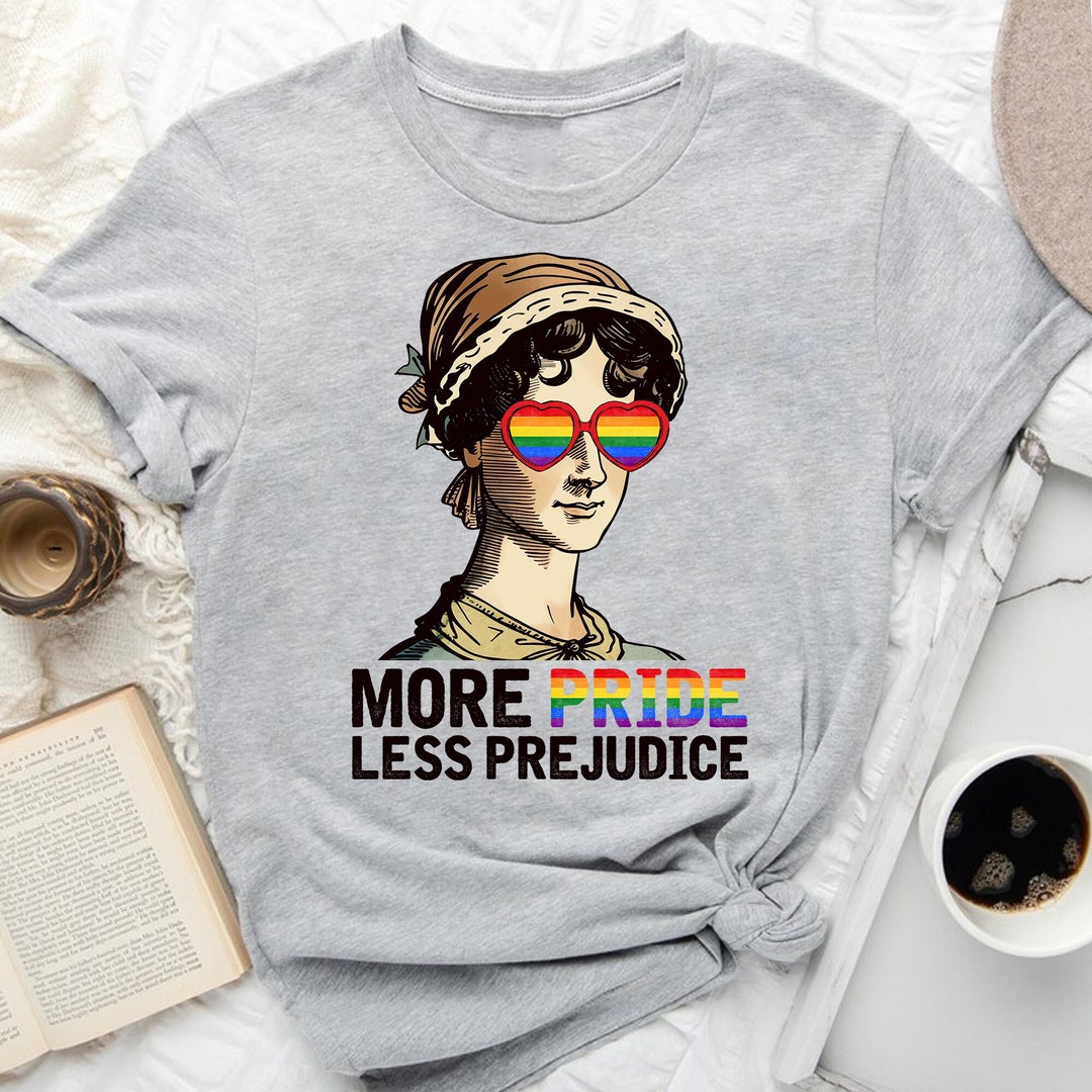 More Pride Less Prejudice LGBT Shirt - Proud Ally Unisex Tee - Etsy
