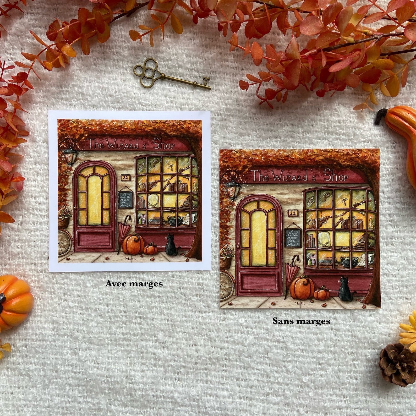 Watercolor Illustration - the Wizard’s Shop - Etsy