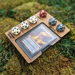 Handcrafted MTG Command Zone, Wooden Magic the Gathering EDH Commander ...