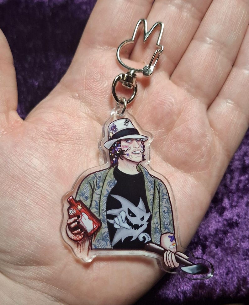 Habit Everymanhybrid Clear Acrylic Charm/keychain , Slenderverse , EMH ...